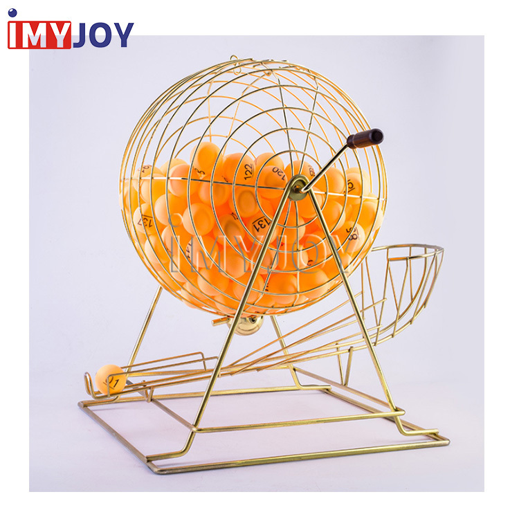 Large-capacity bidding activity manual metal lucky draw machine