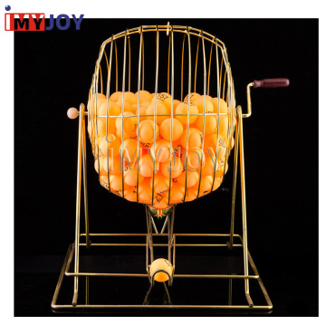 Large-capacity bidding activity manual metal lucky draw machine