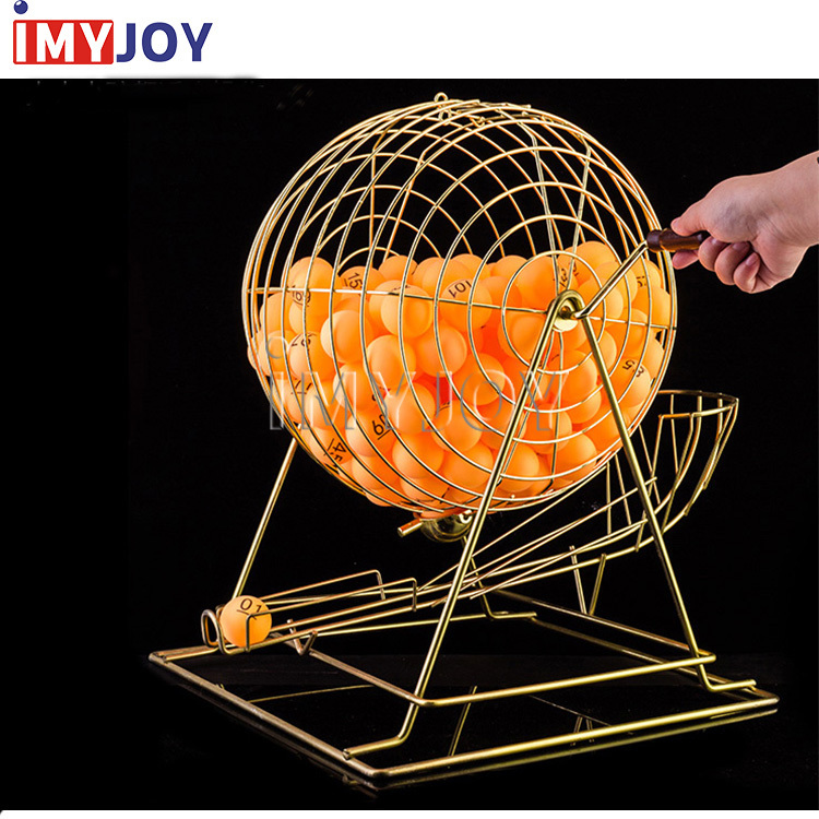 Manual entertainment turntable lottery bingo machine metal lottery machine