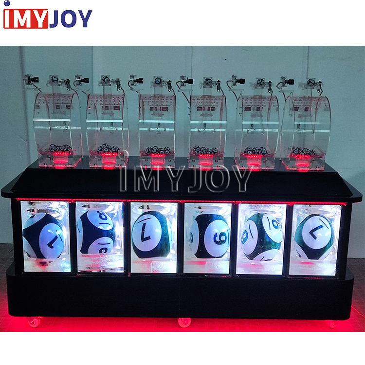 6 sphere chambers multi-cylinder 6D air blowing lottery machine