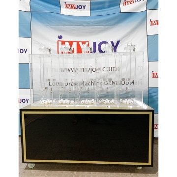 Online lotto draw air jet blowing gambling lottery bingo machine