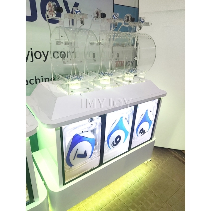 Automatic electric lucky video air mixing lotto bingo game 3D lottery ...