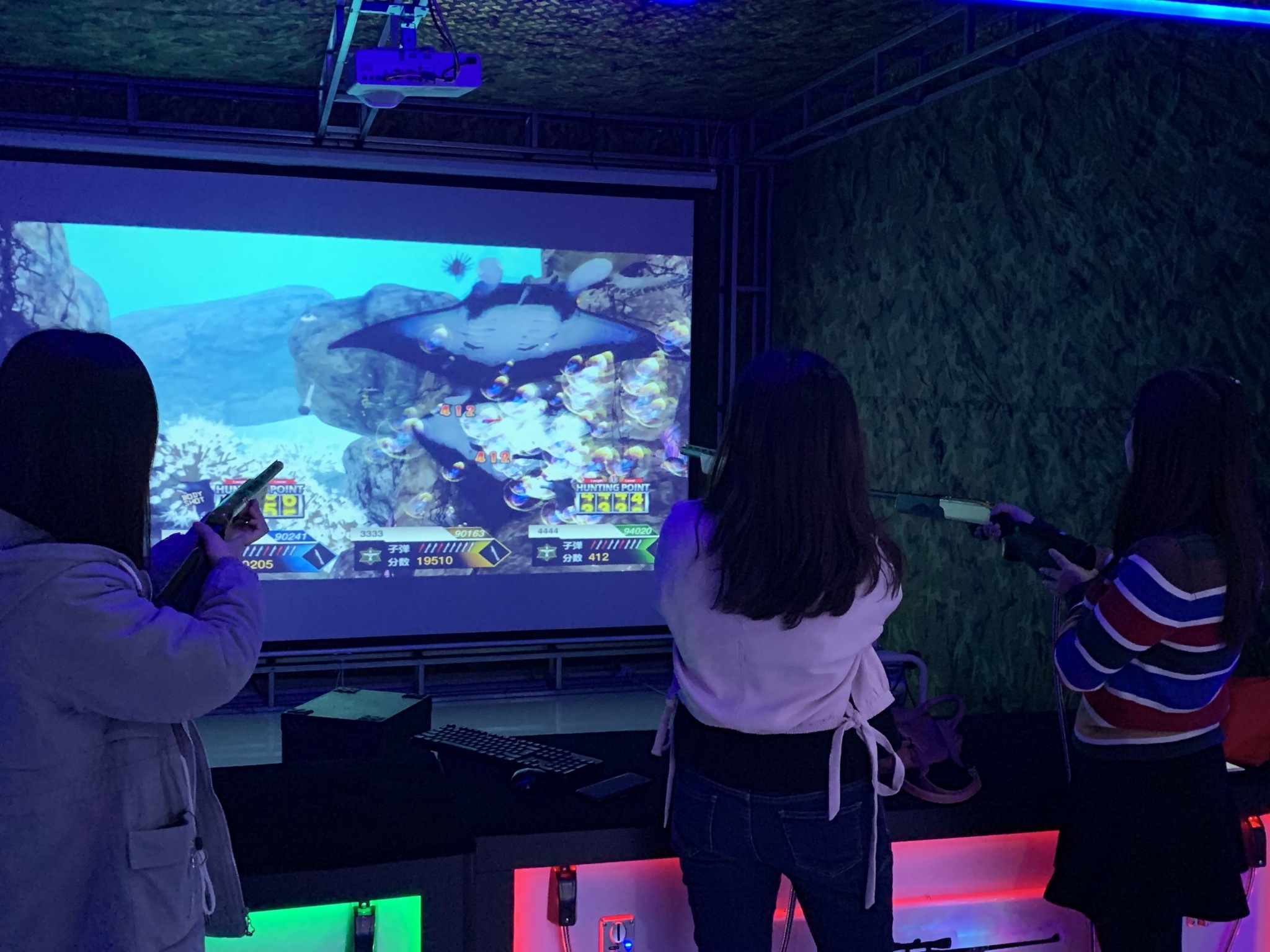 Ar shooting interactive wall projection | 3d interactive ar archery games