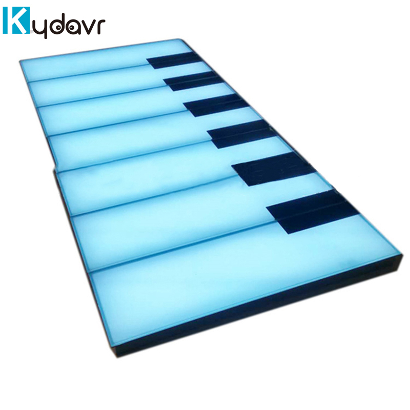 Interactive led dance giant floor piano | rgb color interactive giant ...