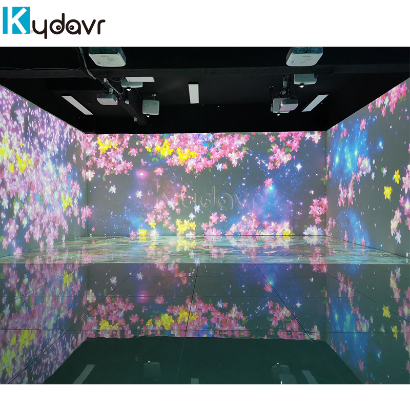 3D AR interactive projector art wall projection system game projection ...