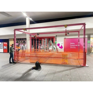 Shopping mall 6m length double players giant claw machine real people ...