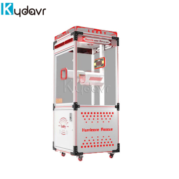 Lucky funny play cash cube money coin arcade game money grab machine