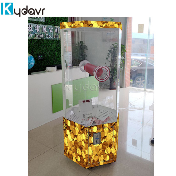 Earn money cash cube money coin arcade game grab machine on sell