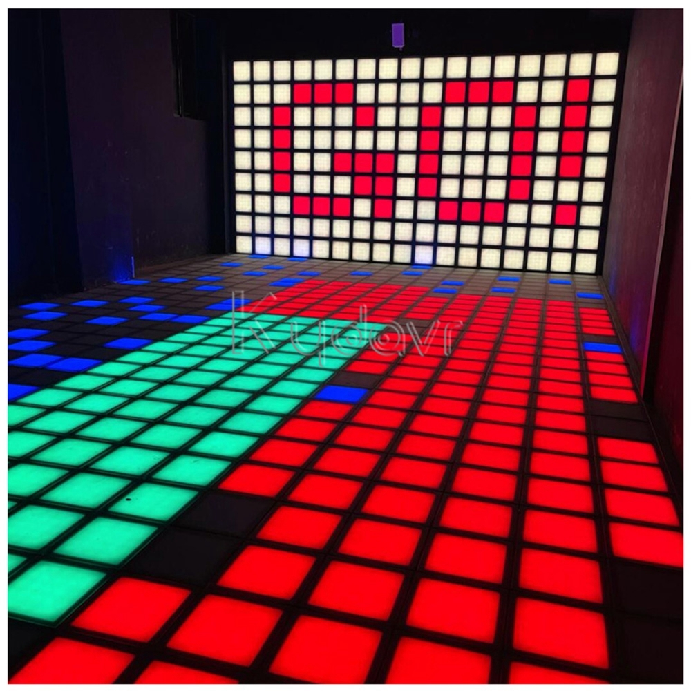 Best Escape active game interactive led pixel grid floor 25 cm tile ...