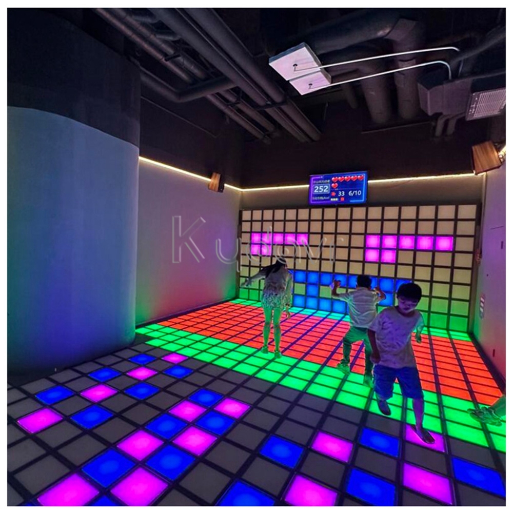 Best Escape active game interactive led pixel grid floor 25 cm tile ...