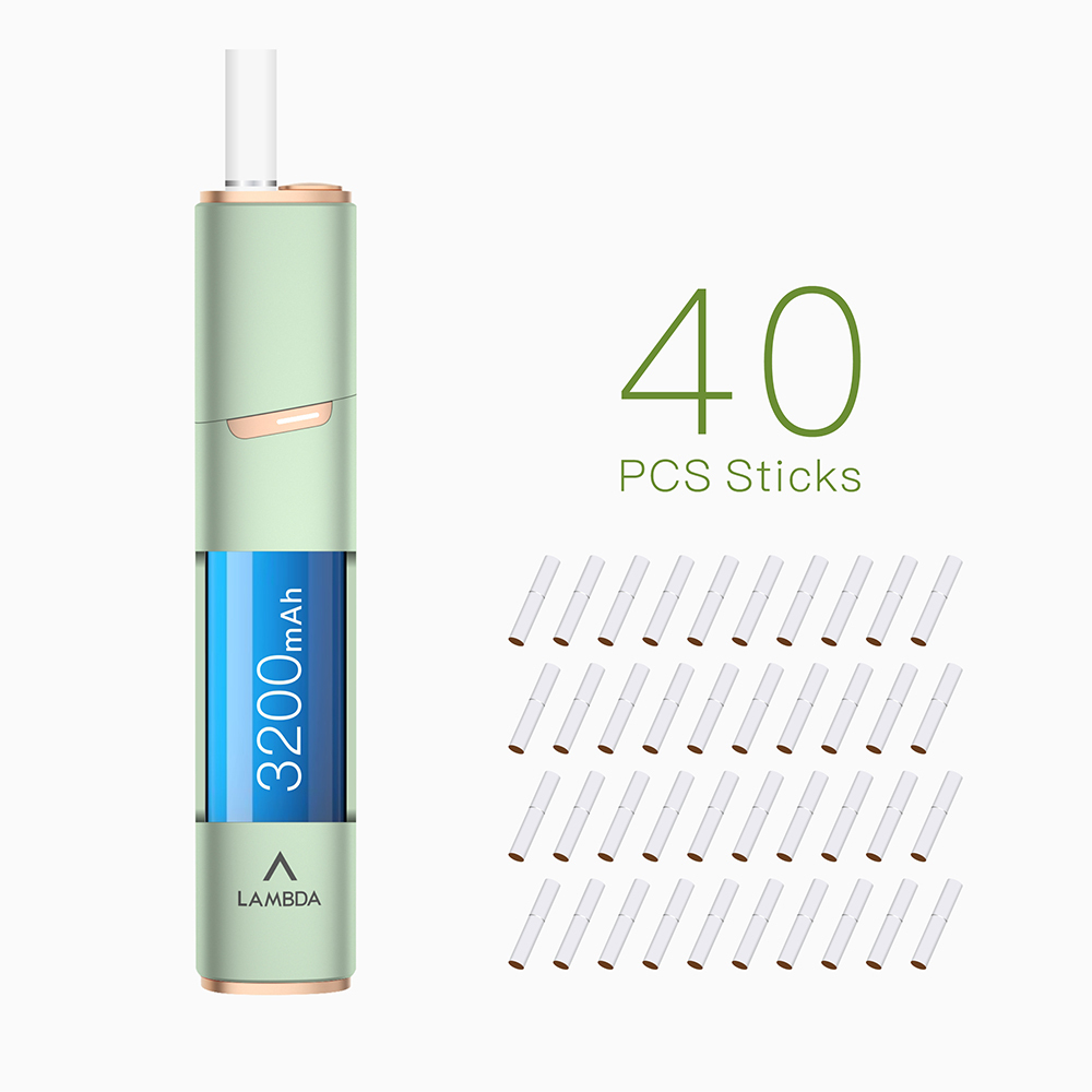 LAMBDA Air Heat Not Burn Device with OLED Display, Compatible with All ...