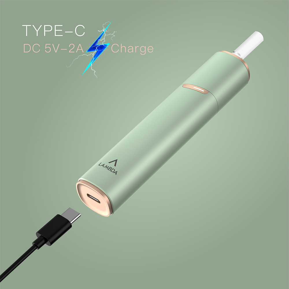 LAMBDA Air Heat Not Burn Device with OLED Display, Compatible with All ...