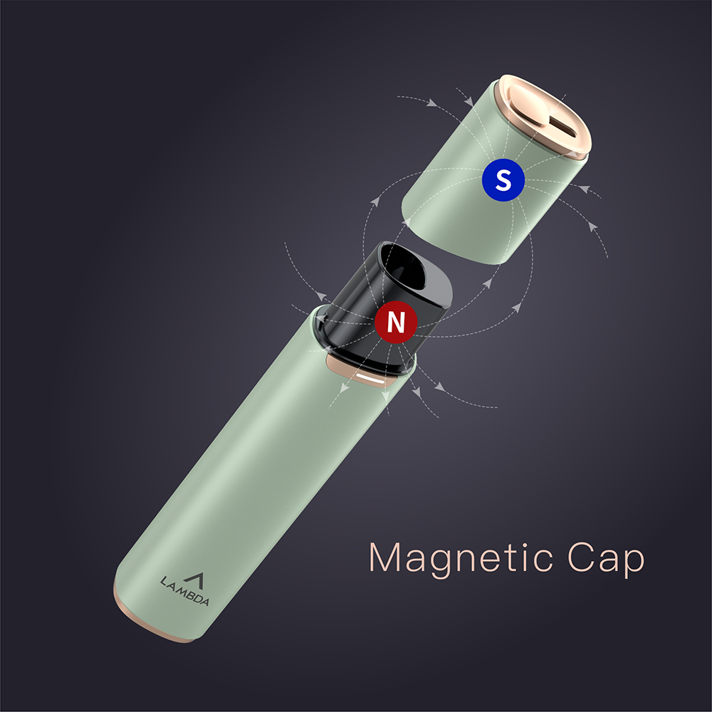 LAMBDA Air Heat Not Burn Device with OLED Display, Compatible with All ...