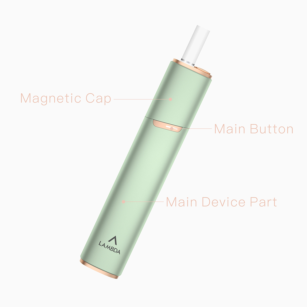 LAMBDA Air Heat Not Burn Device with OLED Display, Compatible with All ...