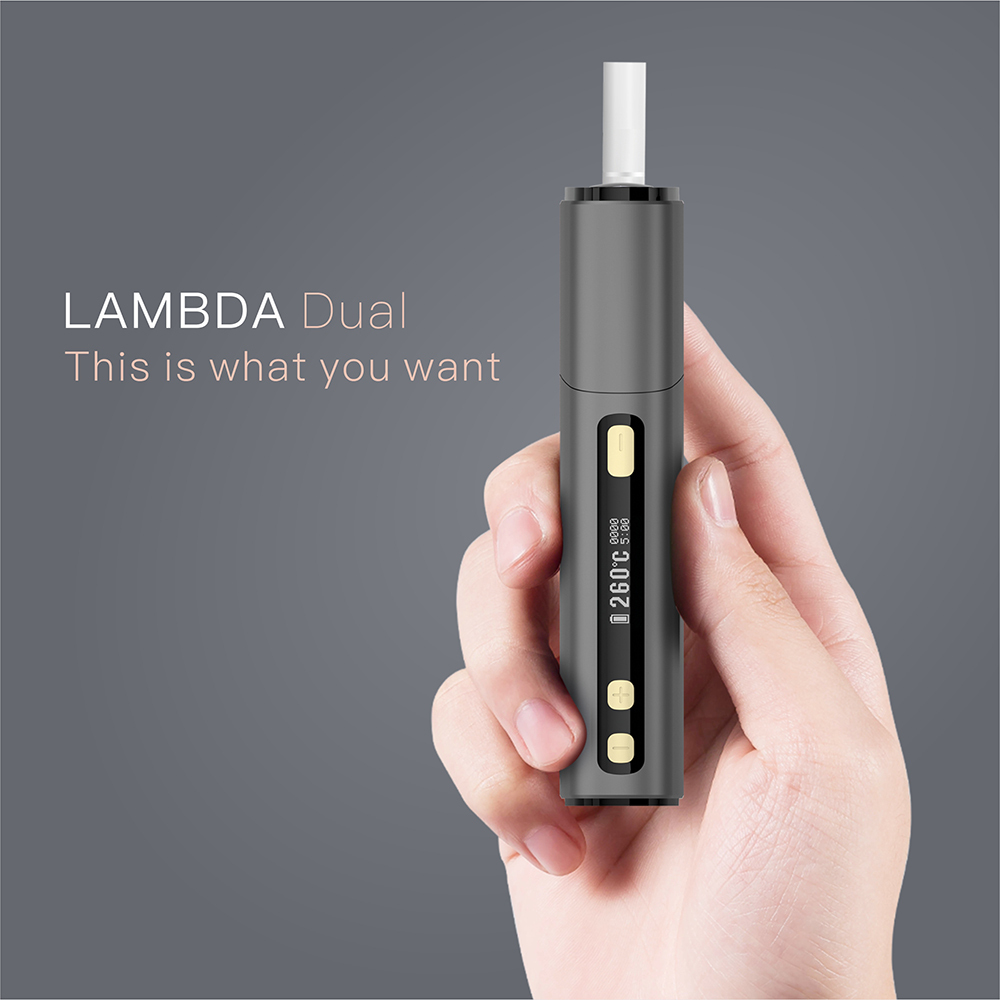 (Heating Blade Version) Newest LAMBDA Dual Heat Not Burn Device with ...
