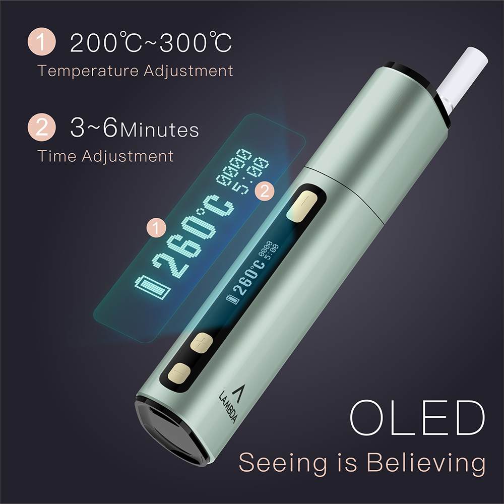 (Heating Blade Version) Newest LAMBDA Dual Heat Not Burn Device with ...