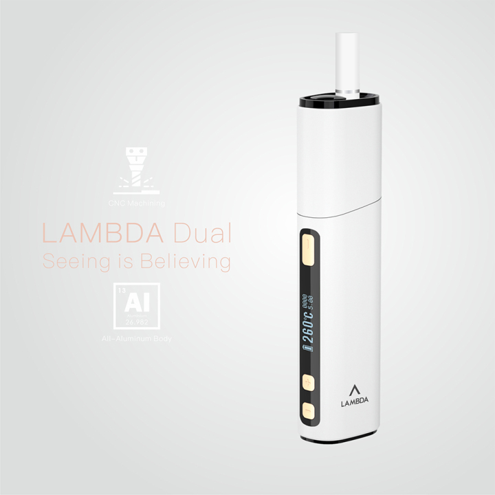 (Heating Blade Version) Newest LAMBDA Dual Heat Not Burn Device with ...