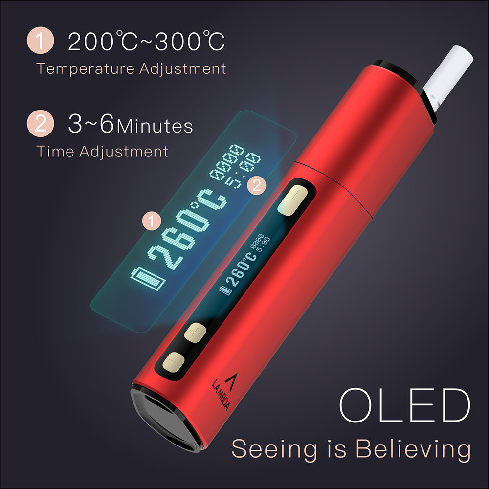 (Heating Blade Version) Newest LAMBDA Dual Heat Not Burn Device with ...