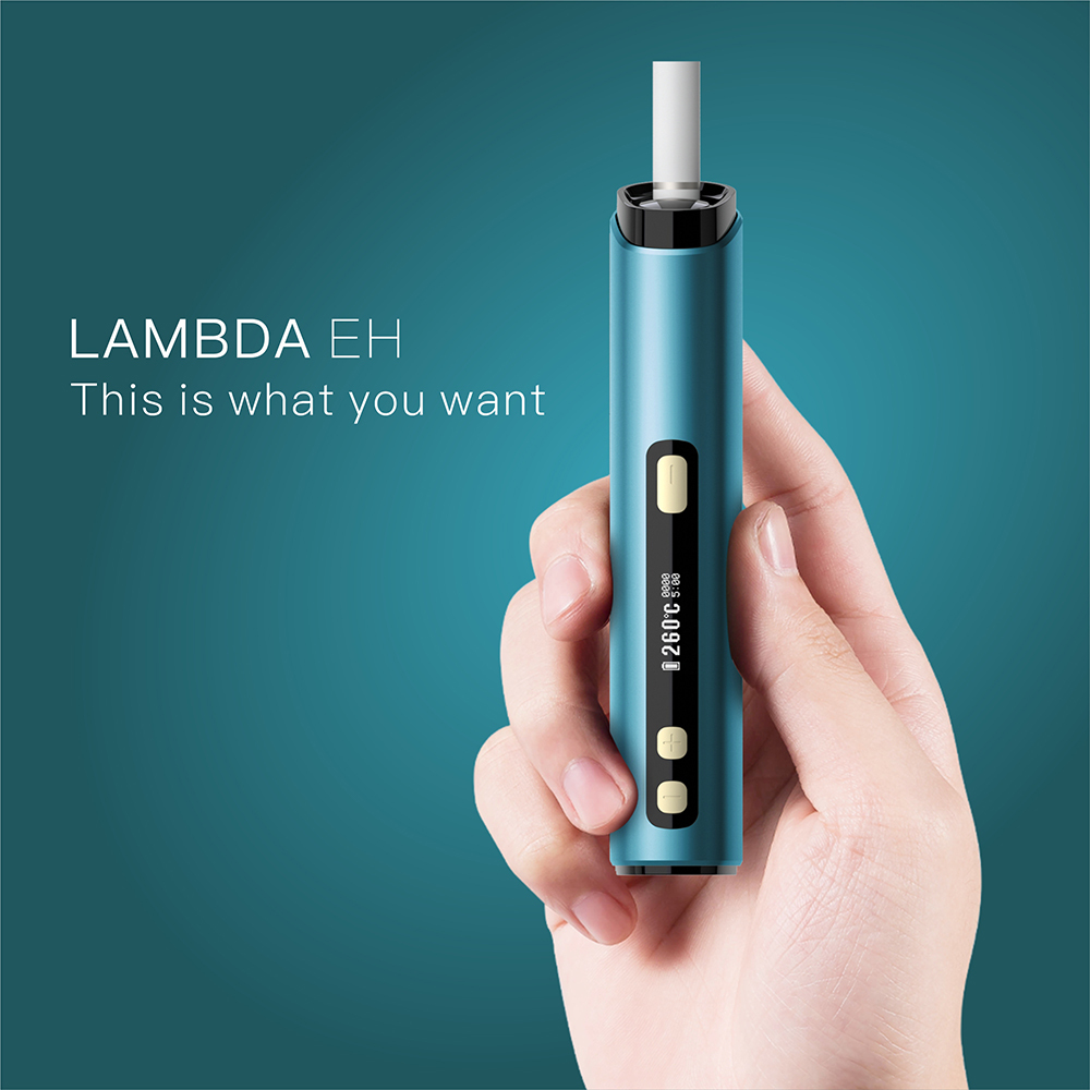 LAMBDA EH Electromagnetic Induction Heating Heat Not Burn Device with OLED Display, Compatible ...