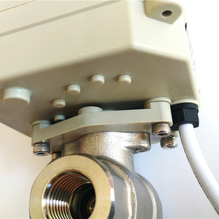 DN8 TF Electric motorized water valve , DC12V electric motor control valve