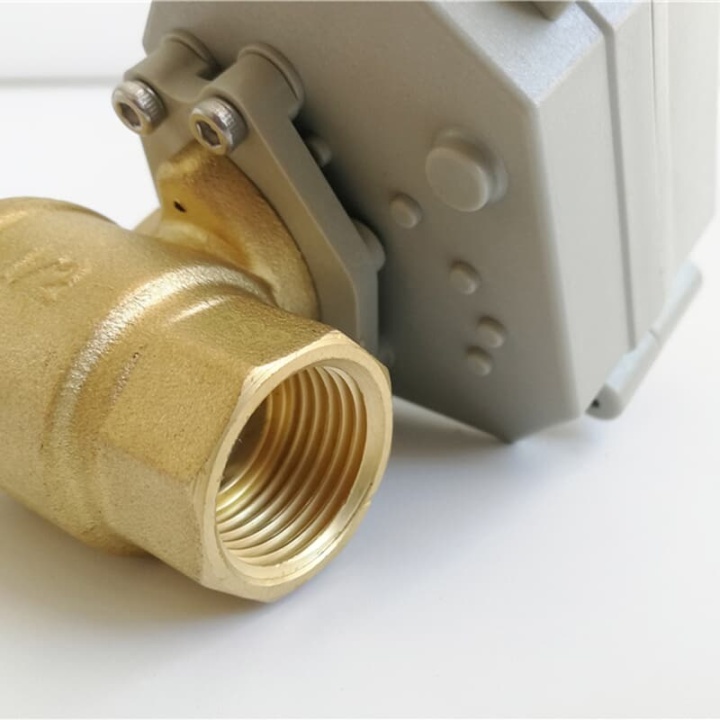 1/2 inch Electric modulating water Valve 2 Way brass DN15, motorized ...