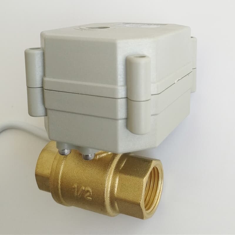 1/2 inch Electric modulating water Valve 2 Way brass DN15, motorized ...