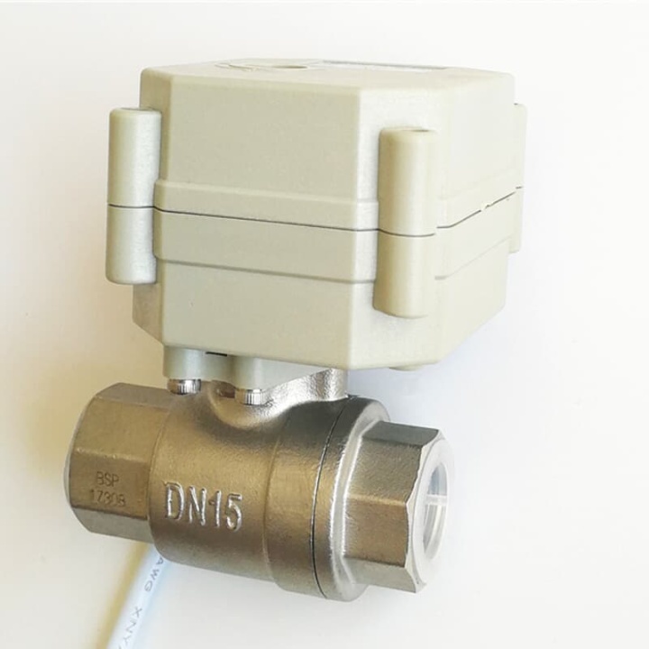 1/2 inch Electric auto water flow adjusting Valve stainless 304, DN15 ...