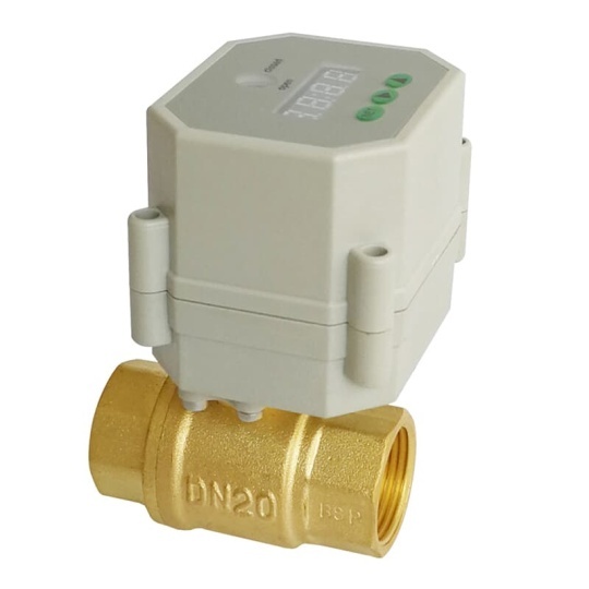 Time controlled Electric ball valves
