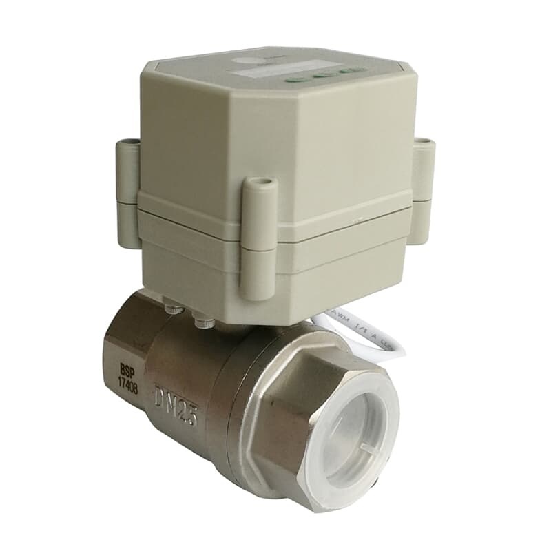 Time controlled Electric ball valves