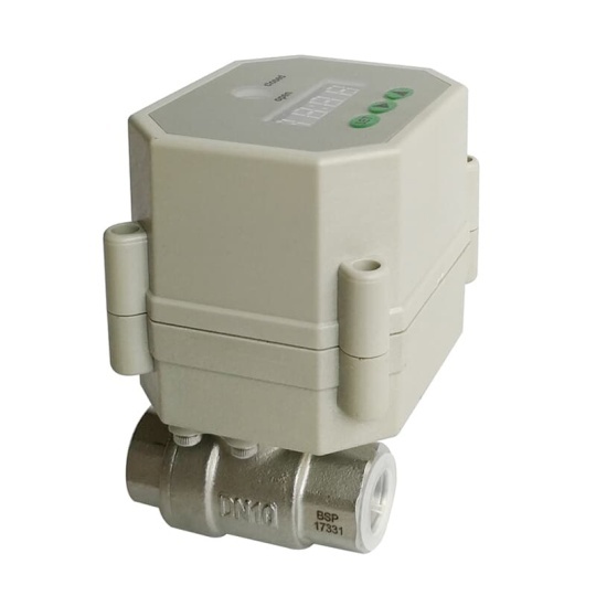 Time controlled Electric ball valves