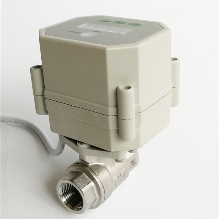 3/8 inch Motorized water valve with timer in actuator