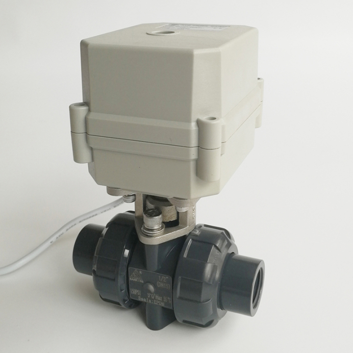 DN15 Electric Full bore valve AC/DC9 to 24 volt with power off return ...