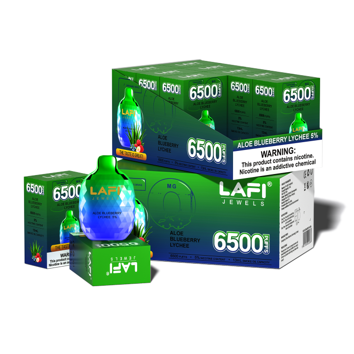 LAFI JEWEL 6500 PUFFS Cigarettes Puff 500mAh Battery 13ml 5% NICONTINE ...