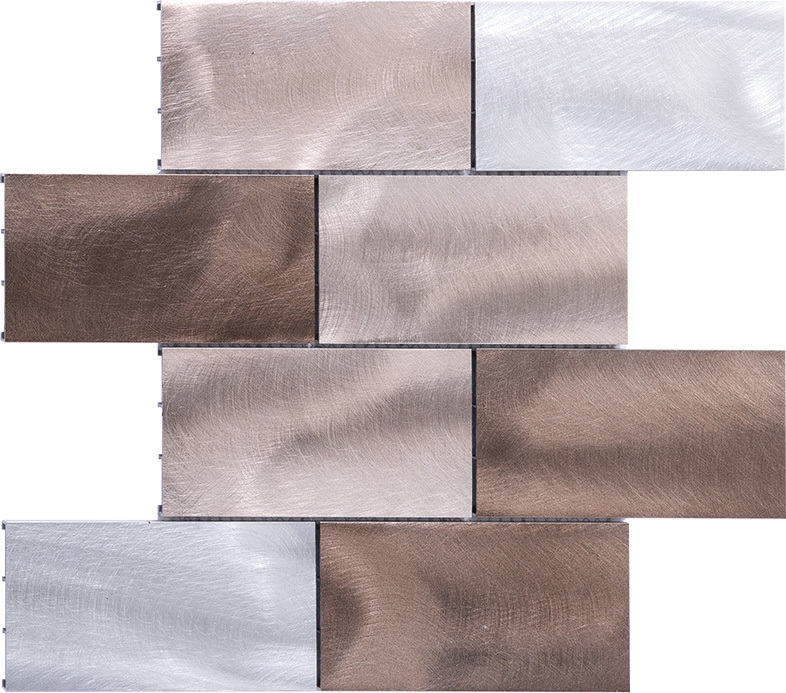 Chinese Supplier Metal Grey Tile Backsplash Metallic Mosaic Mosaic ...