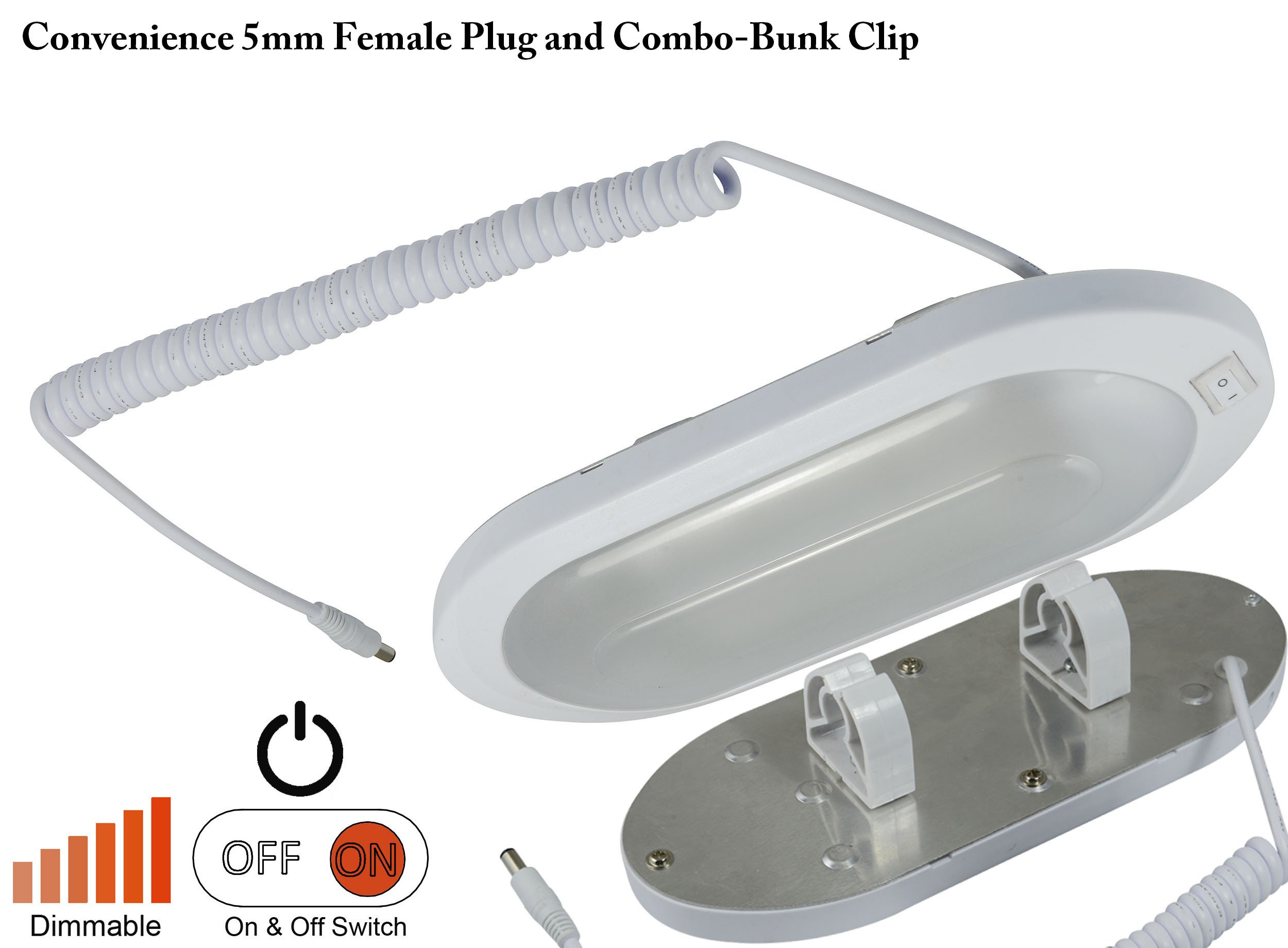 Facon New LED 12V Bright Pancake Light Interior Ceiling Dome Light 6W ...