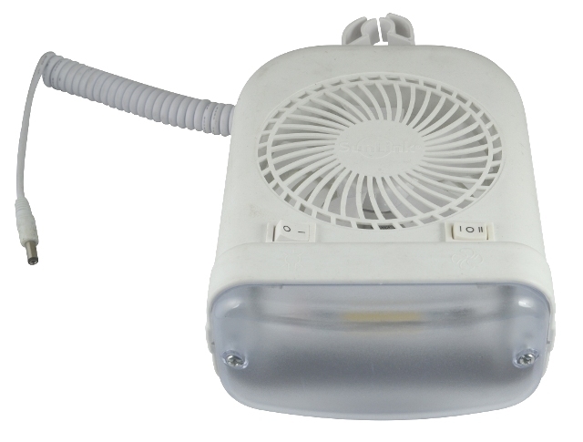 Facon 12 Volt High Intensity Reading Light RV Fan light Combo with ...