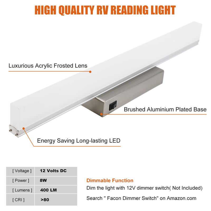 Facon RV LED lights, RV Interior Lights, RV Exterior Lights, RV Heater Pads