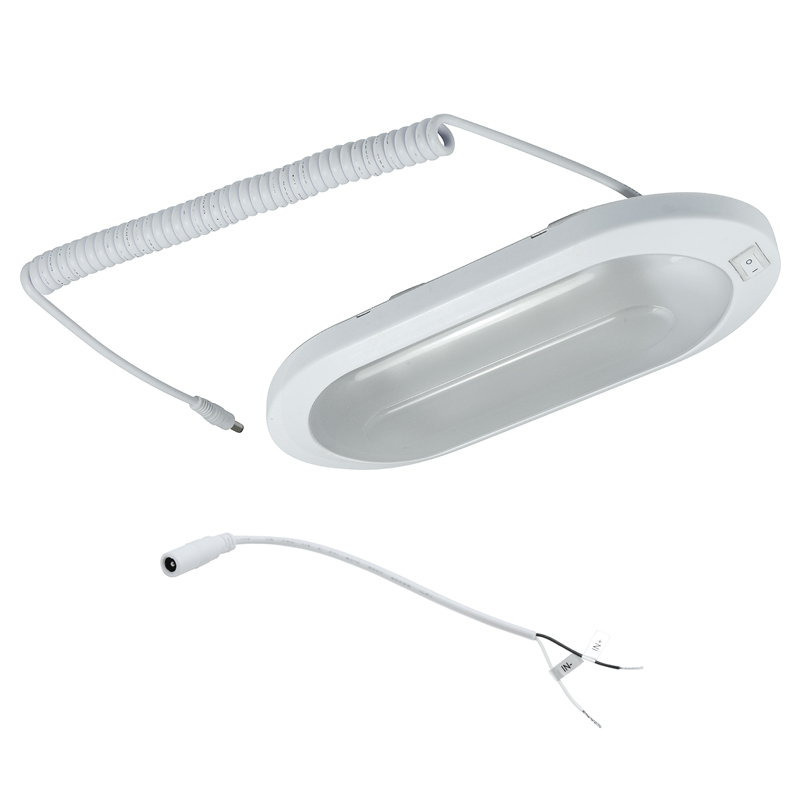 Facon New LED 12V Bright Pancake Light Interior Ceiling Dome Light 6W ...