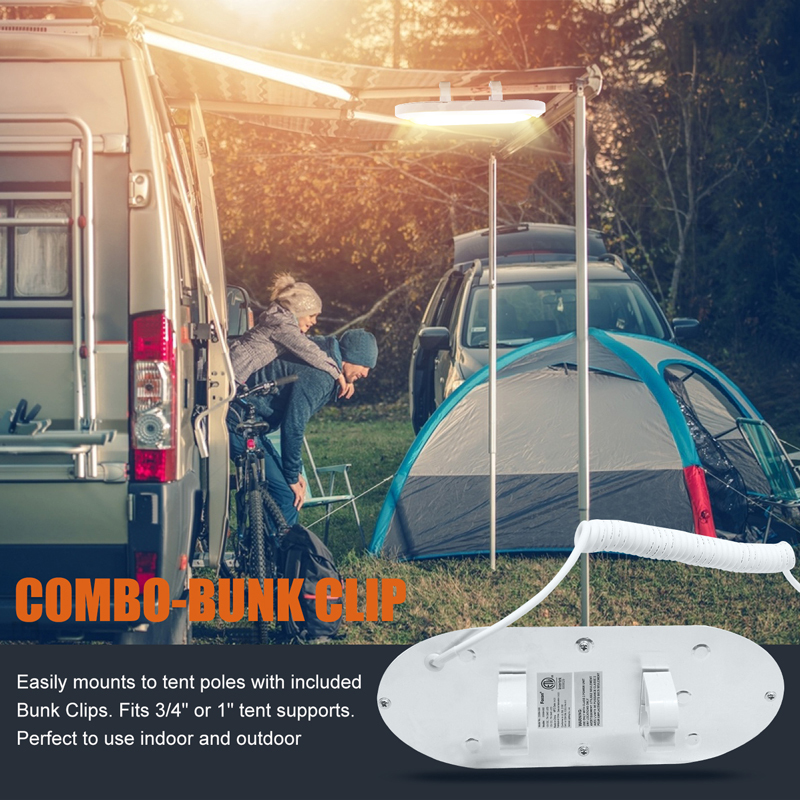 Facon New LED 12V Bright Pancake Light Interior Ceiling Dome Light 6W ...