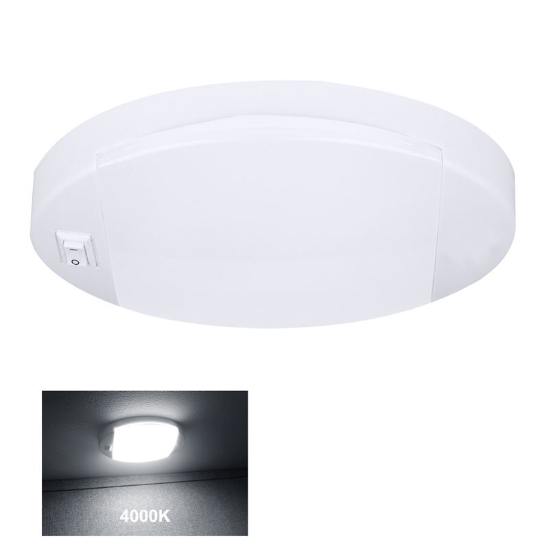 Facon New Version RV Ceiling Dome Interior Light Oval Pancake Light ...