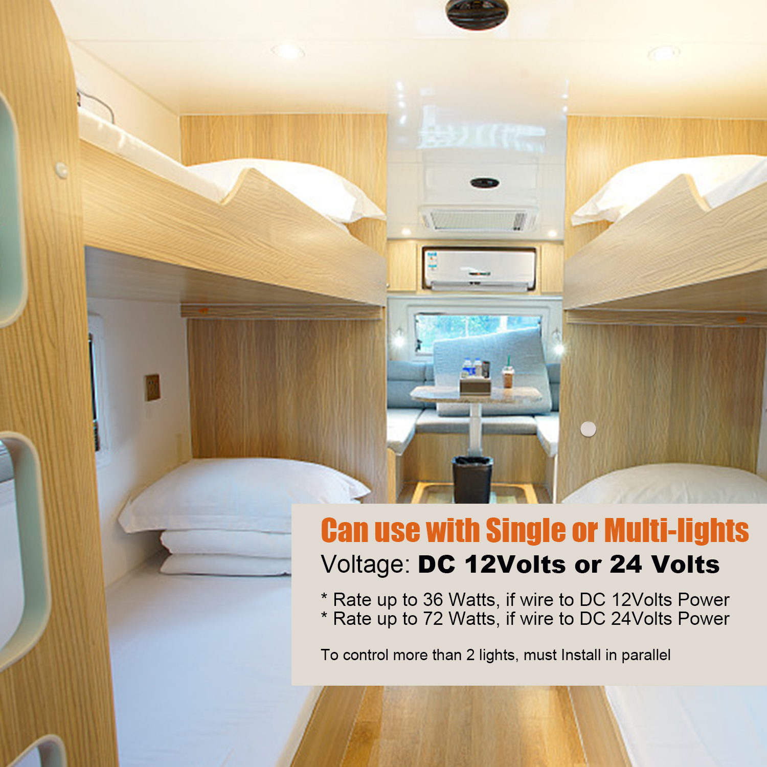 Facon RV LED lights, RV Interior Lights, RV Exterior Lights, RV Heater Pads