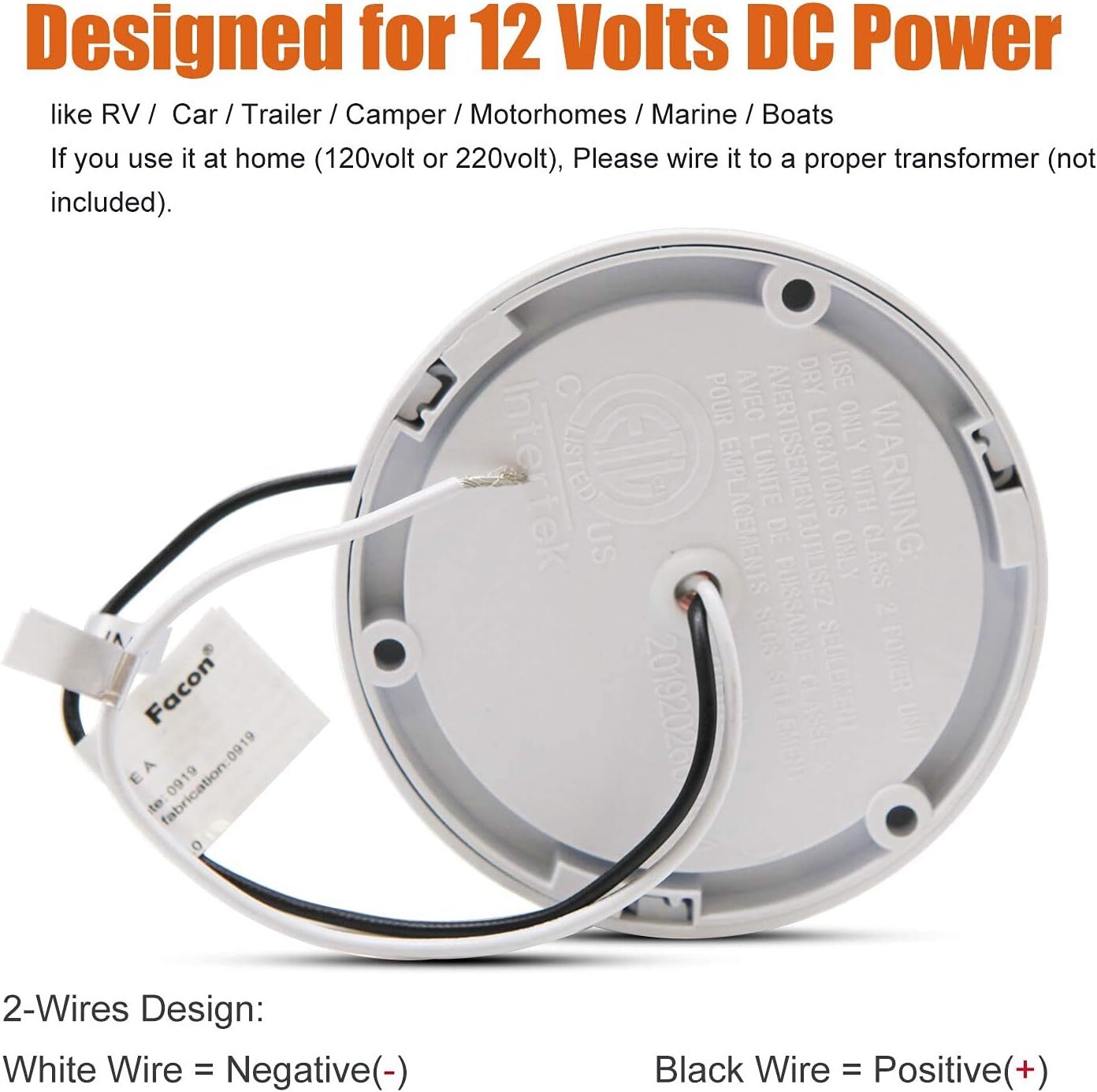 Facon RV LED lights, RV Interior Lights, RV Exterior Lights, RV Heater Pads