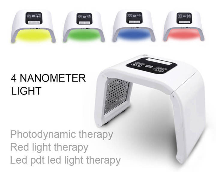 Portable LED Light PDT LED Therapy Red Blue Green Yellow 4 Color Led ...