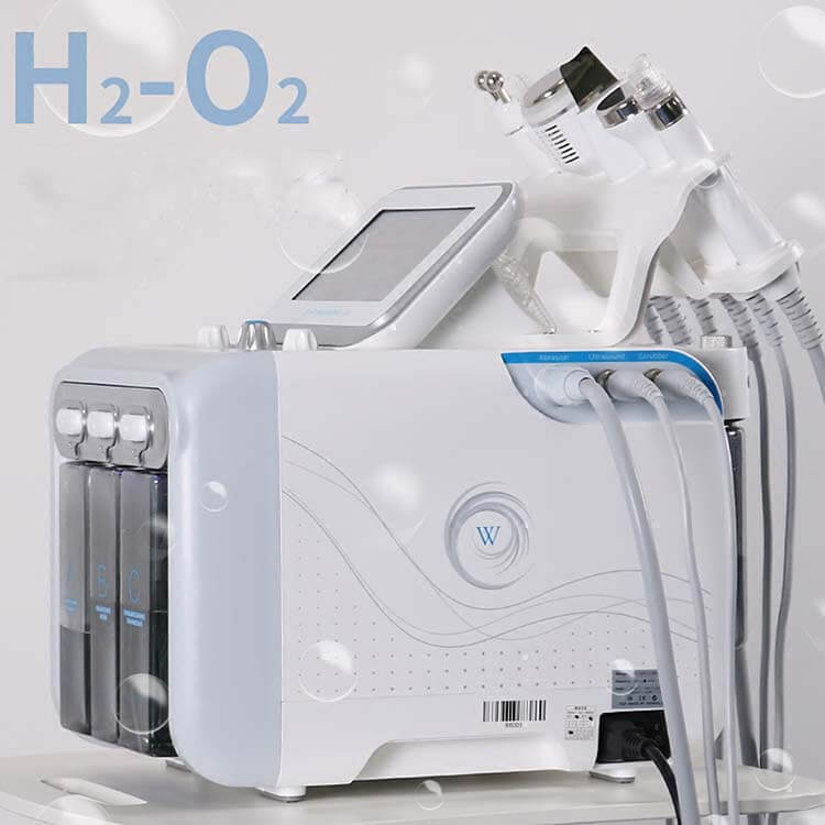6 in1 Hydra Facial Water Dermabrasion Oxygen Spray with RF Bio Lifting ...