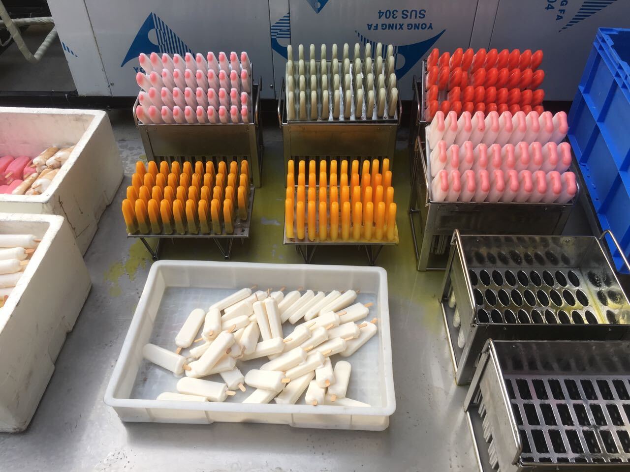 6 molds ice popsicle maker ice lollipop machine ice lolly machine w ...