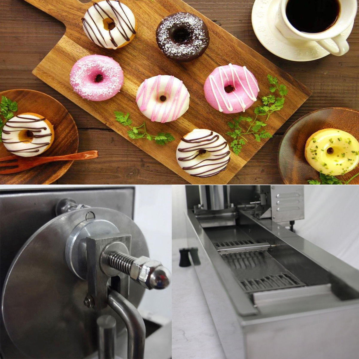 Auto Donut Making Machine Donuts Maker Commercial Frying Doughnuts ...
