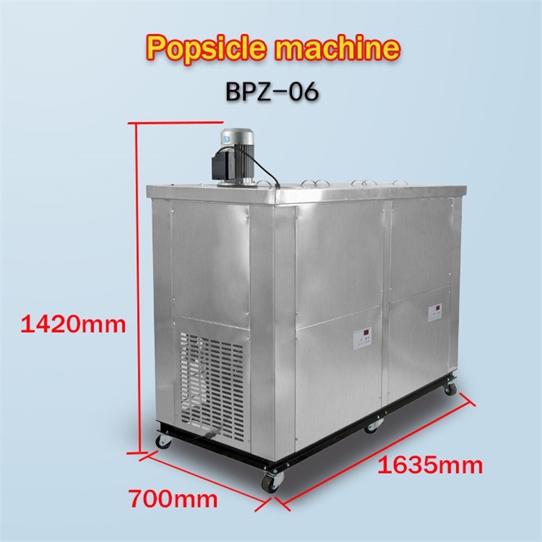 6 molds ice popsicle maker ice lollipop machine ice lolly machine w ...