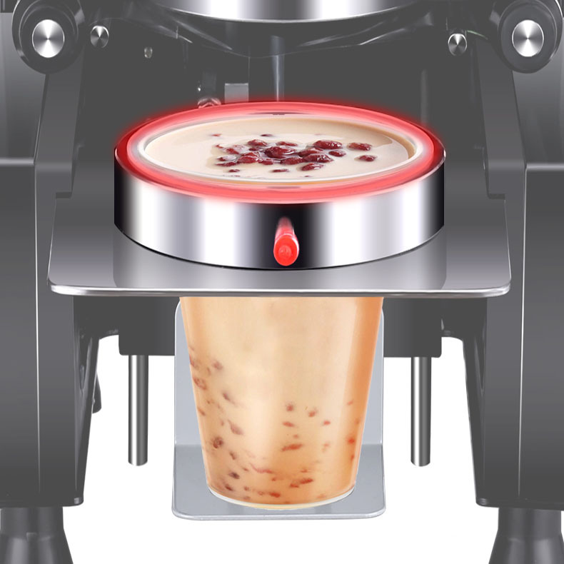 Commercial Fully Automatic Bubble Tea Cup Sealing Machine/Tabletop ...
