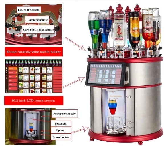 Commercial automatic cocktail shaker machine, smart cocktail making ...