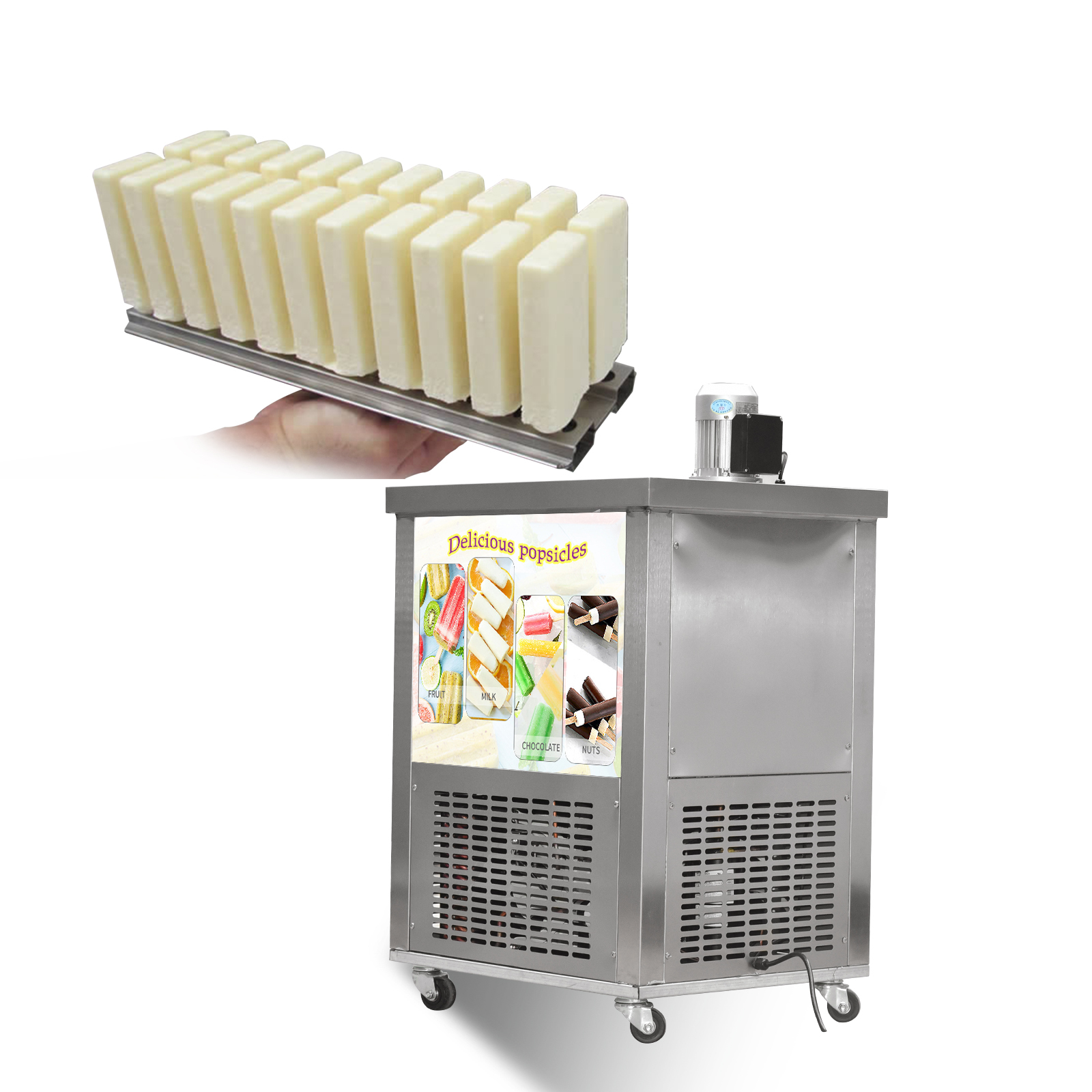3 slim mold set ice popsicle machine,ice lollipop machine,ice pop machine